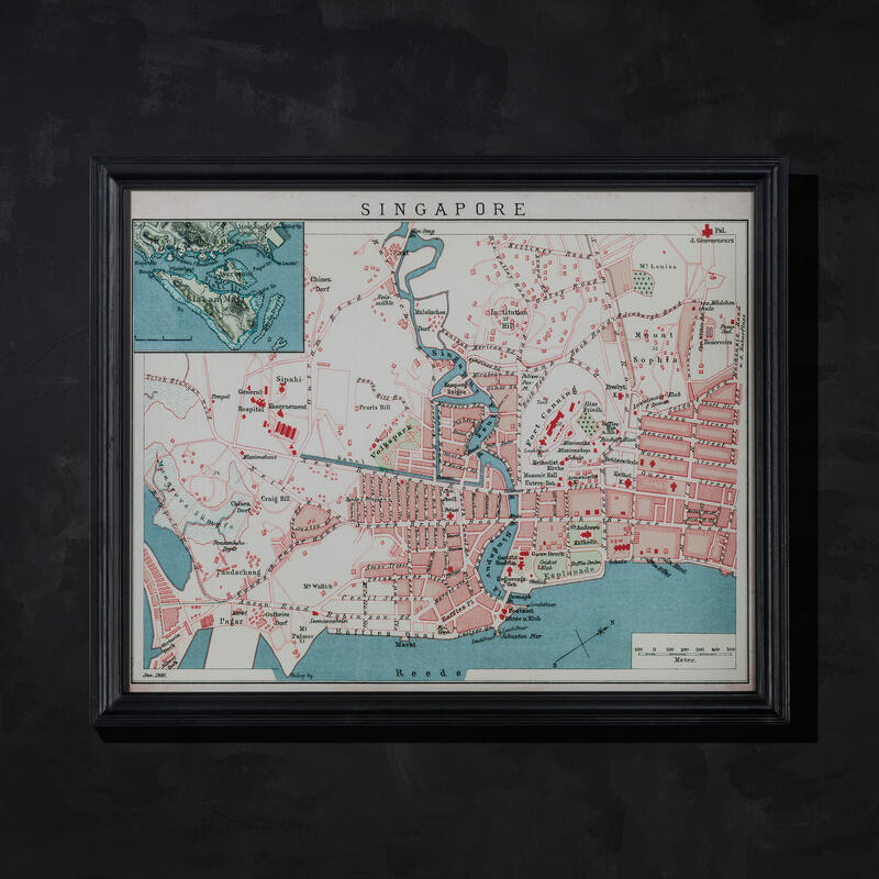 Vintage Maps Wall Art - Timothy Oulton - Timothy Oulton