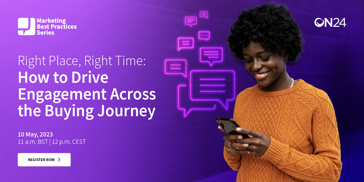 Right place, right time