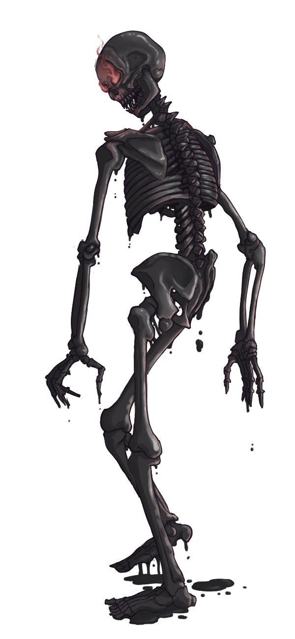 Esqueleto Negro - D&D 5ª Ed.
