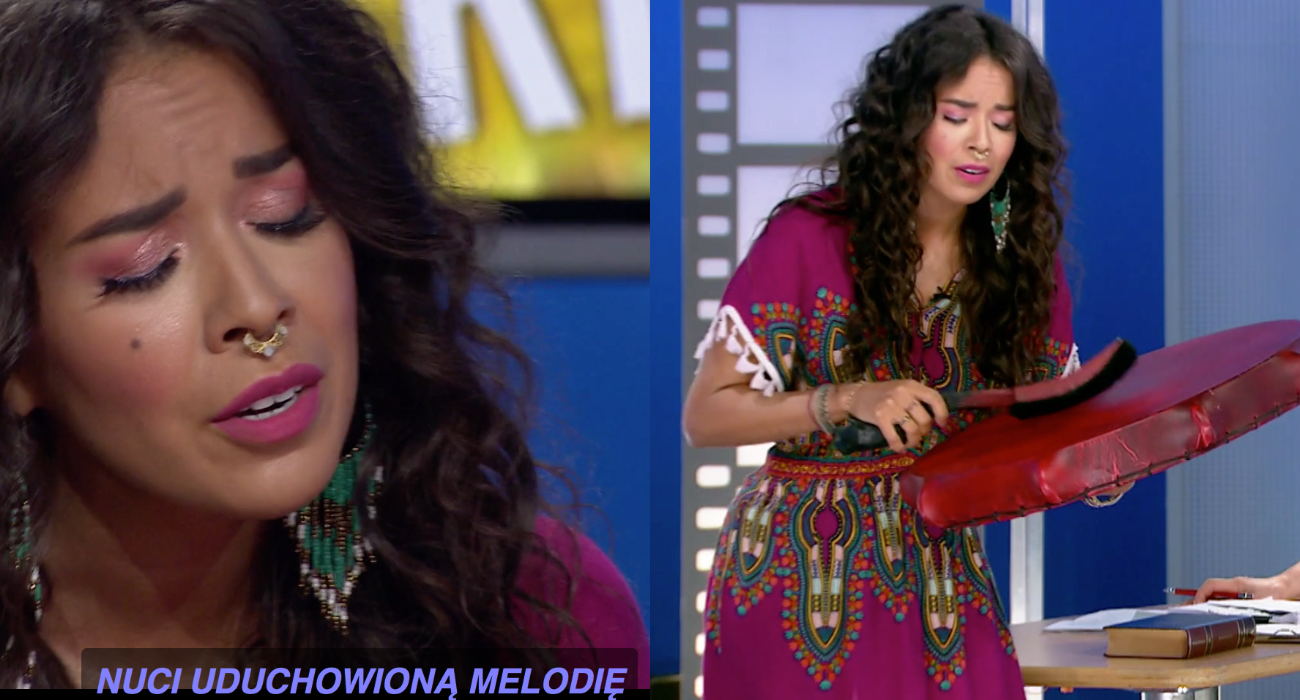 Ex-blogerka modowa gra na bębnach w TVP na viralowym nagraniu. Zajmuje ...