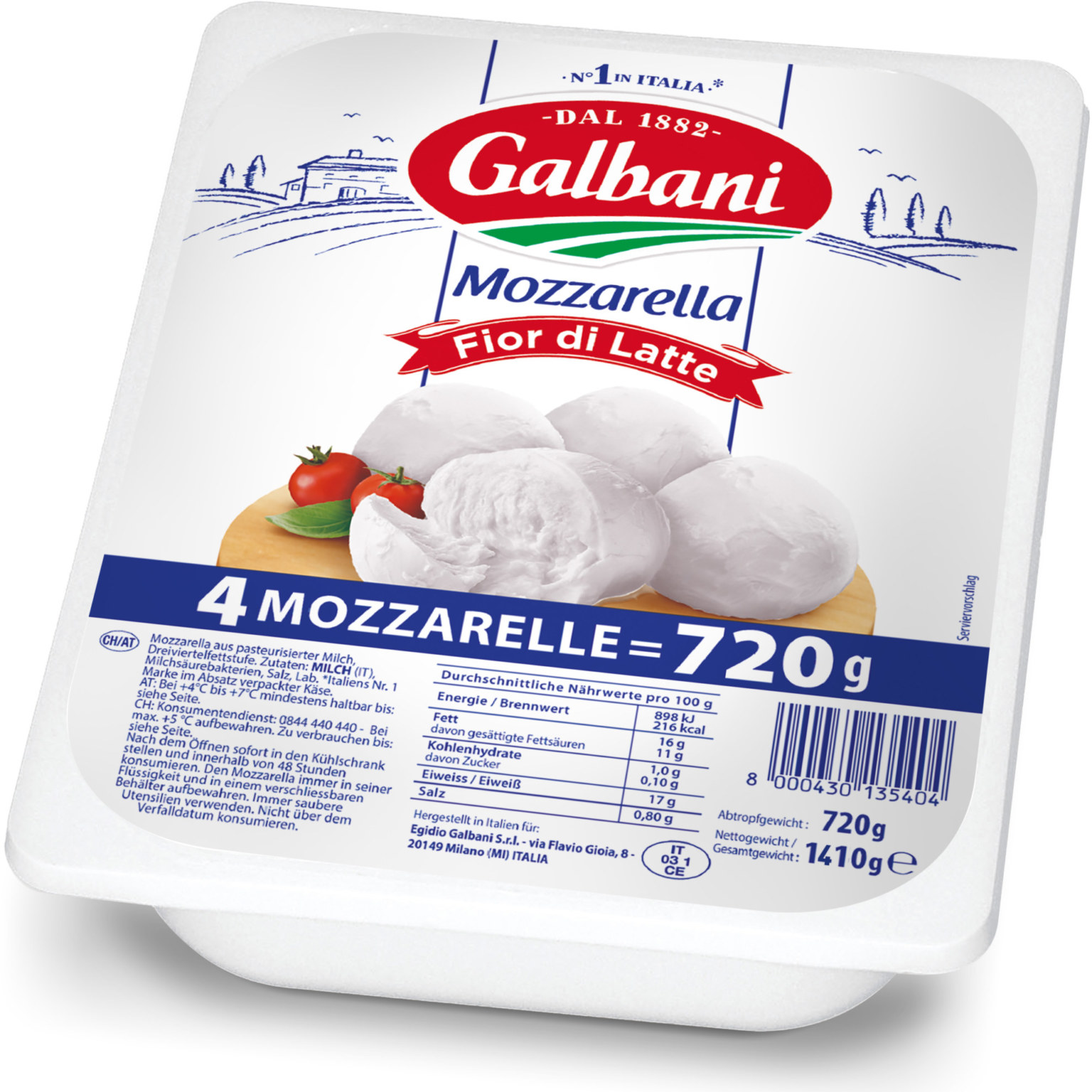 Galbani Gorgonzola Cremoso D.O.P. 1.5kg - Lactalis Professional FR