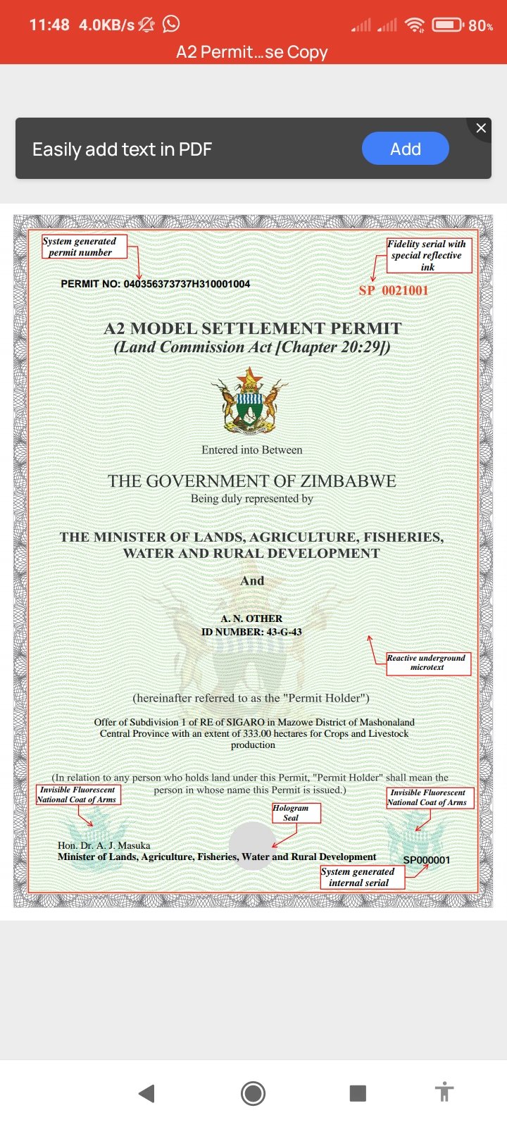 Govt Introduces New Securitised Land Offer Letters NewZimbabwe govt-introduces-new-securitised-land-offer-letters-newzimbabwe
