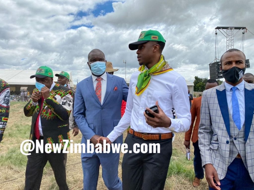 Mugabe's Son Robert Jnr Pitches Up At Mnangagwa Rally - NewZimbabwe.com