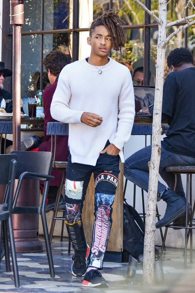 SPOTTED: Jaden Smith In Louis Vuitton, MSFTSrep Jeans And Adidas ...
