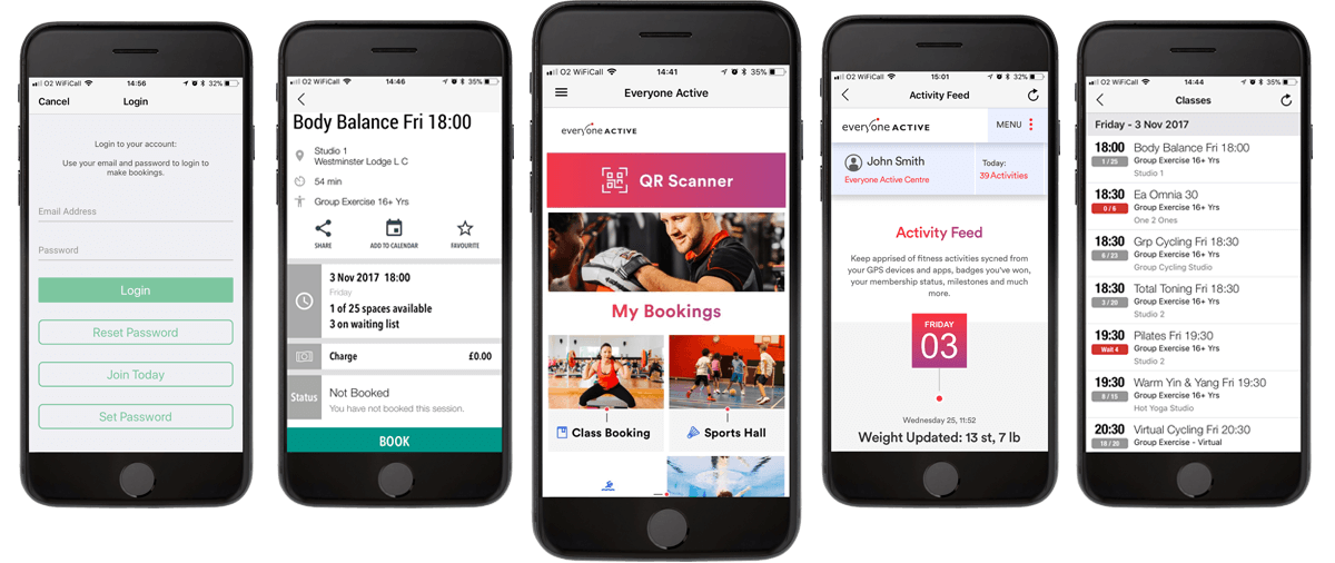 Mobile App - Everyone Active