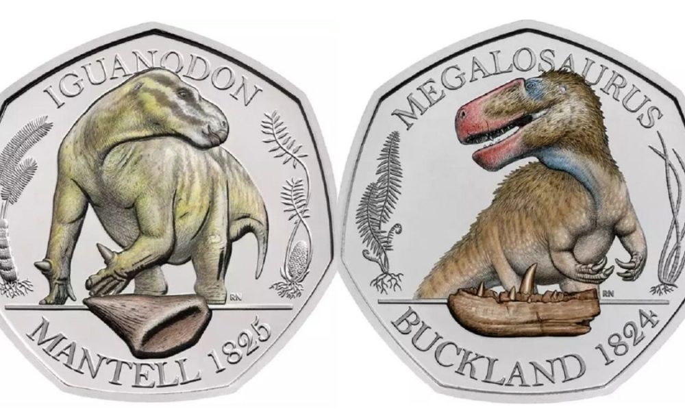 Royal Mint releases three new dinosaur 50p coins that could be worth ...