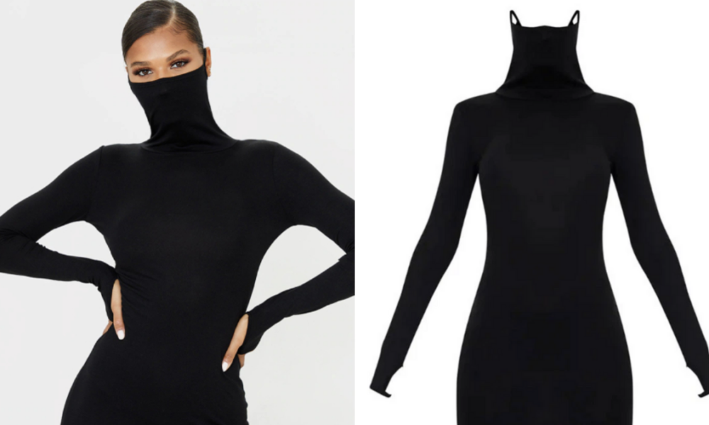 People are loving this £14 dress with a built-in face mask - Proper ...