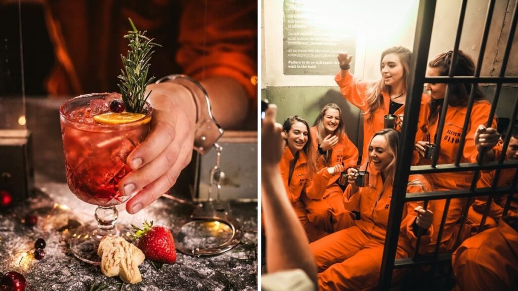 An immersive prison-themed bar where guests smuggle in their own ...