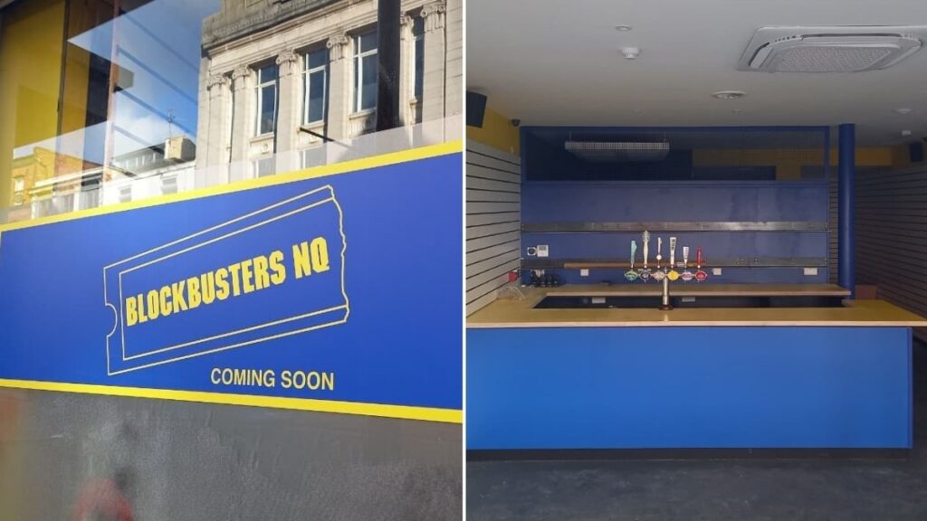 A Blockbuster themed cocktail bar is opening in the Northern Quarter