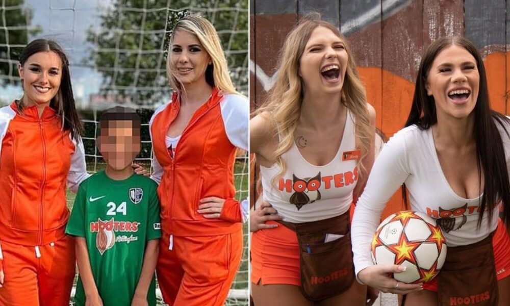 Opinions divided after Hooters sponsors under-10s football team