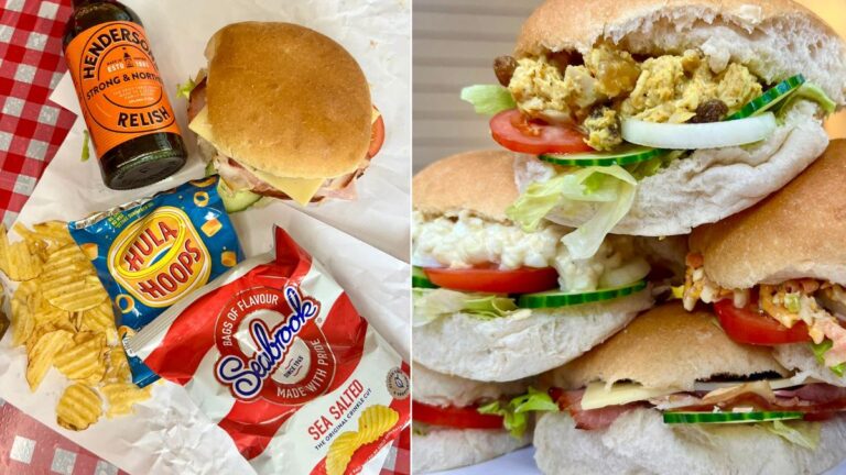 A 'no nonsense' butty shop has opened in Manchester today