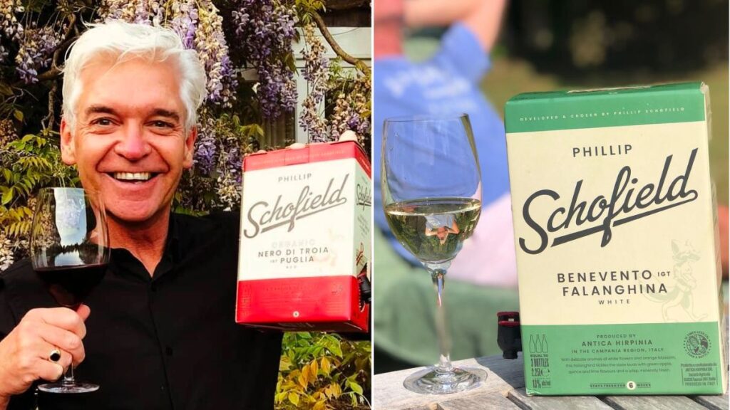 Phillip Schofield's wine brand removed from shelves