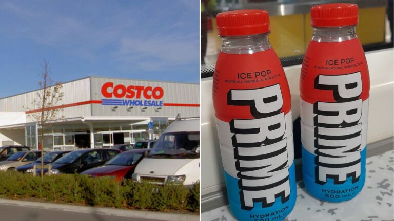 Costco is now selling Prime Hydration energy drinks