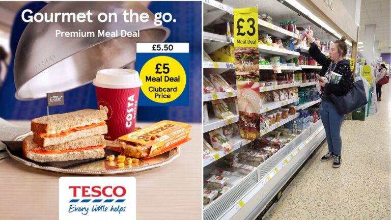 Tesco launches new 'premium' £5 meal deal option