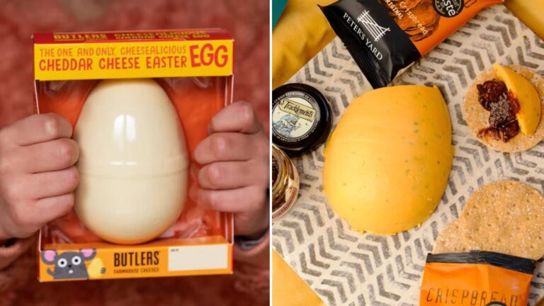 You can now get an Easter egg made out of cheese