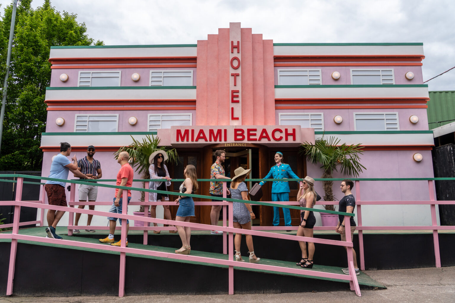 A Miami Beach themed rooftop cinema is coming to Manchester