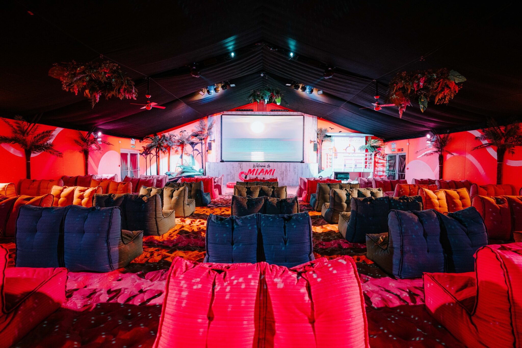A Miami Beach themed rooftop cinema is coming to Manchester