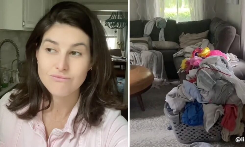Woman abandons housework after husband said she does nothing Woman abandons housework after husband said she does nothing