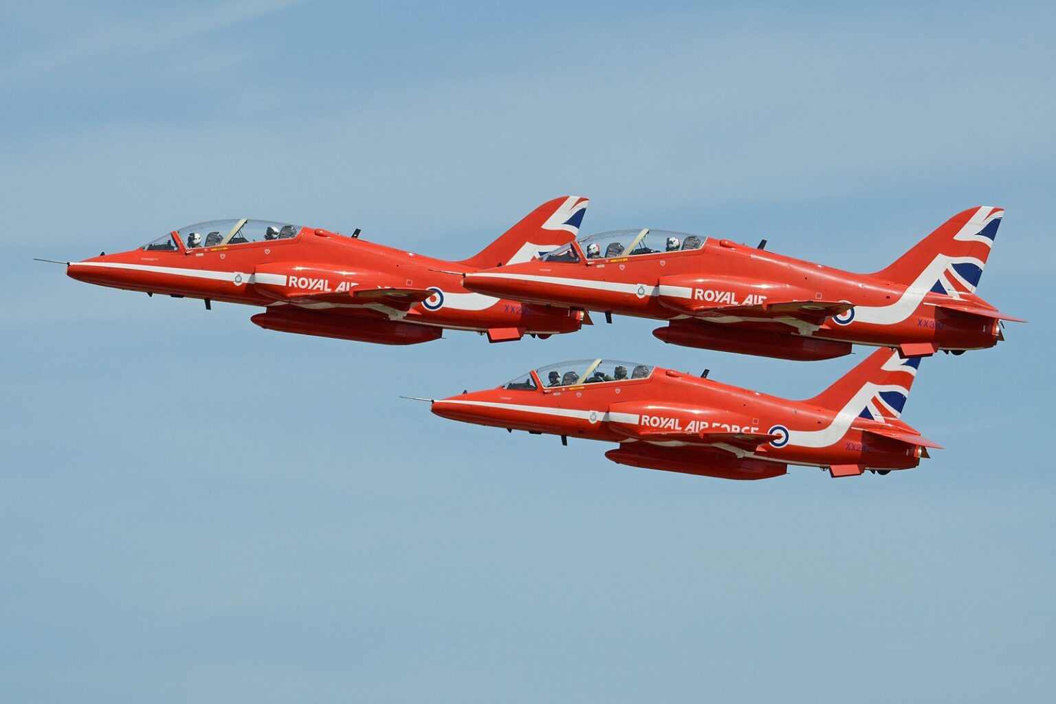 Watch as the Red Arrows fly over Greater Manchester tomorrow
