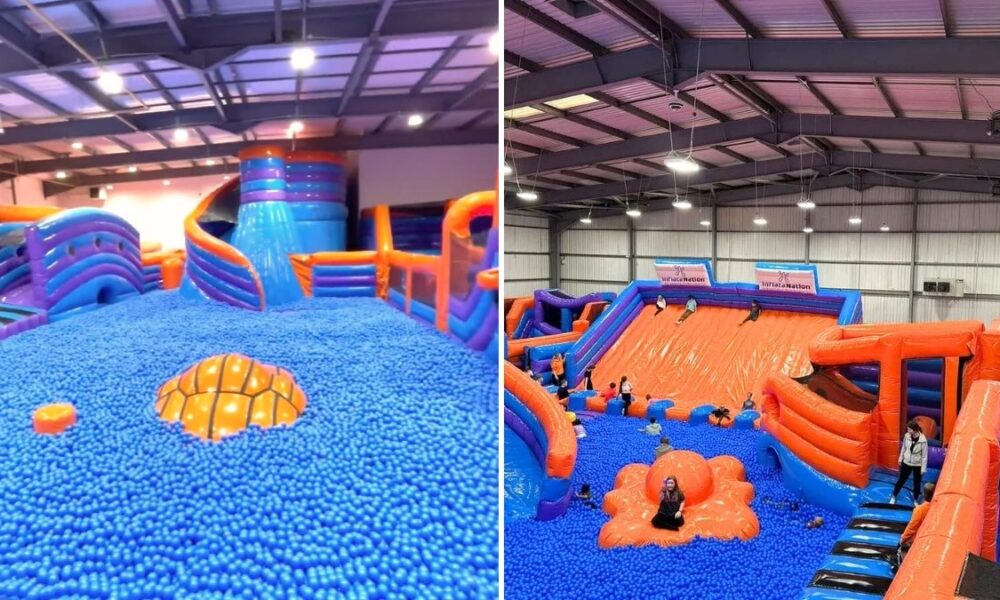 Greater Manchester inflatable park reopens with huge new ball pit