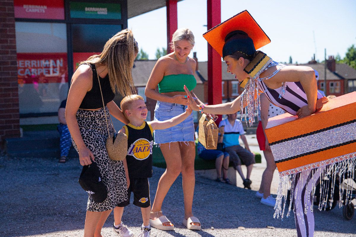 Custom Candy Parade at Pontefract's Liquorice Festival