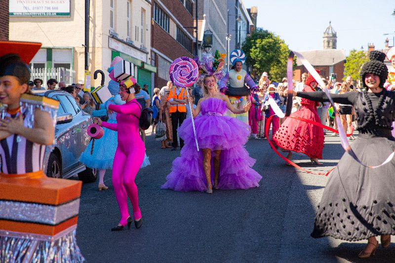 Custom Candy Parade at Pontefract's Liquorice Festival
