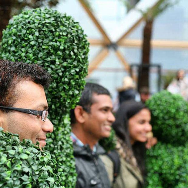Walkabout Hedge People | London Event | Flora Themed Entertainment