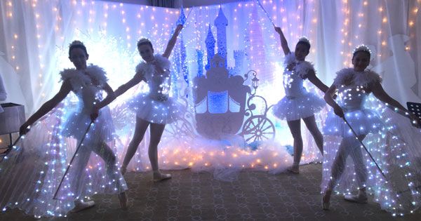 LED Ballet Dancers On Point For 50th Birthday | Scarlett Entertainment