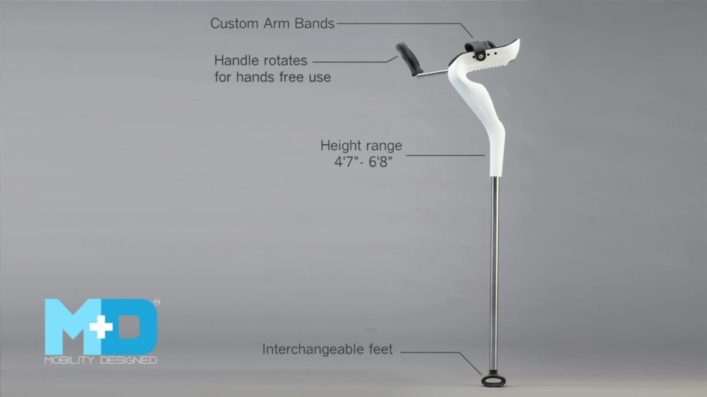 New crutch design hopes to make walking “painless” - Design Week