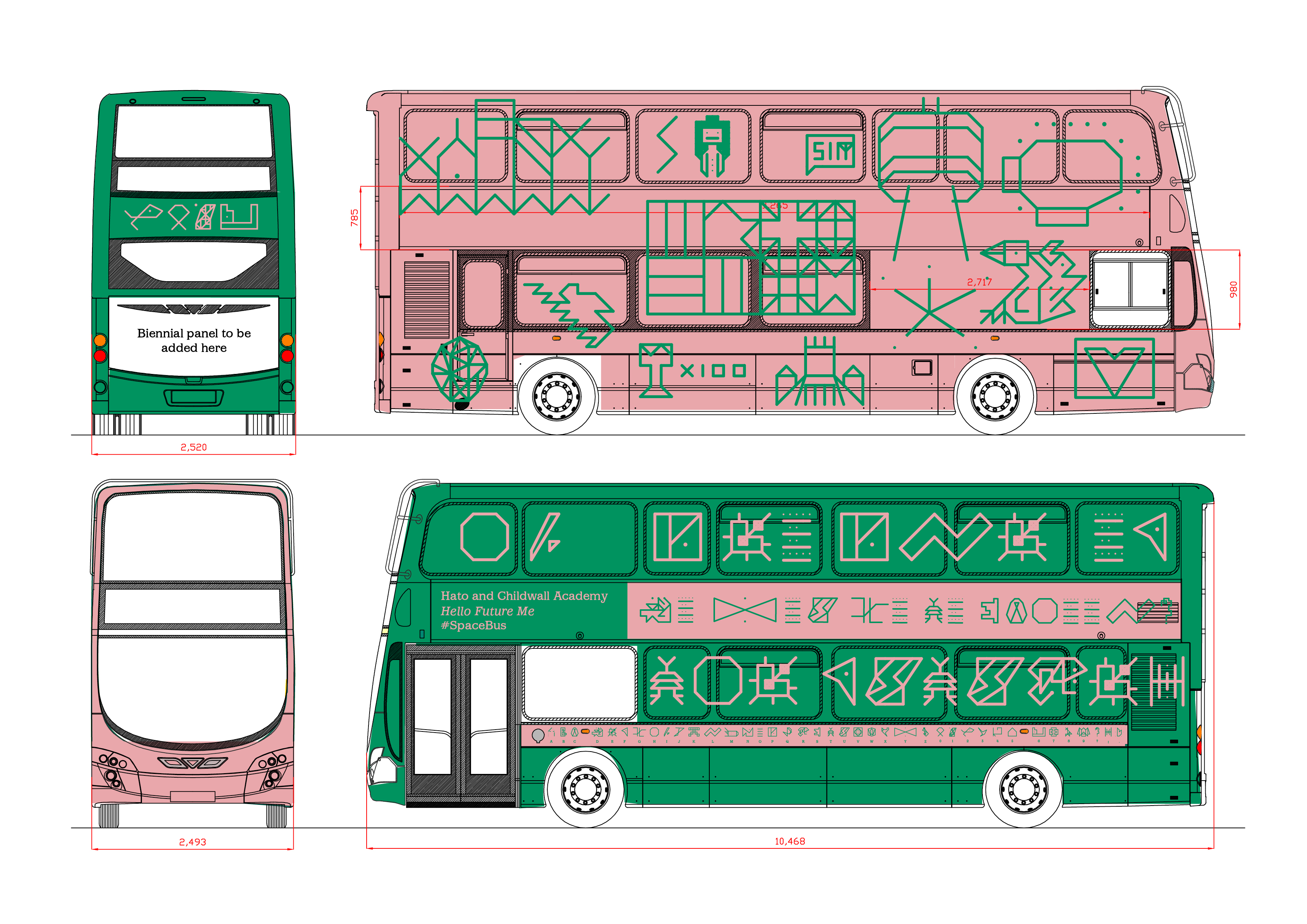 Hato joins forces with school kids to create a “space bus” - Design Week